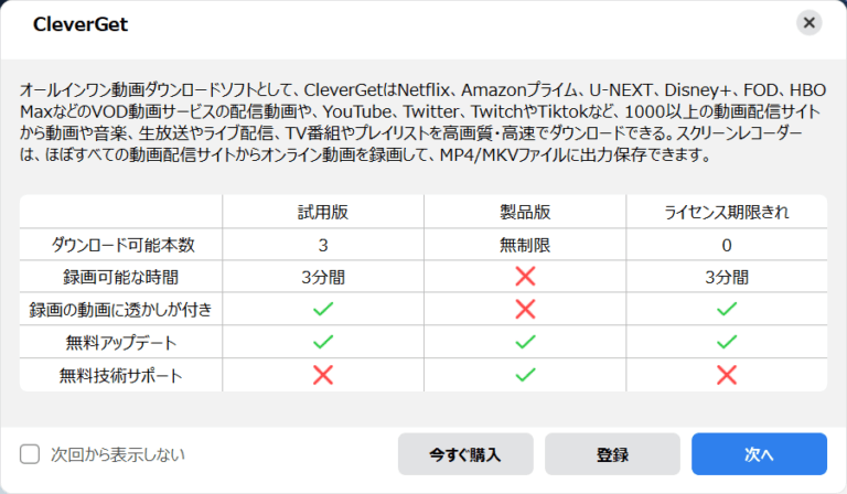最新版のCleverGetを詳しくレビュー：使い方、評判、料金および注意点